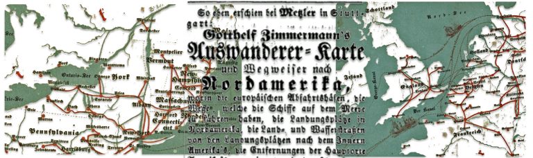 Auswandererkarten or German Emigration Maps – Griffis Family